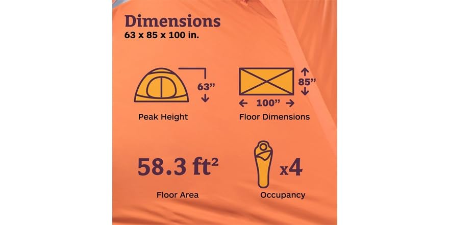 Marmot Midpines Durable 4-Person Tent