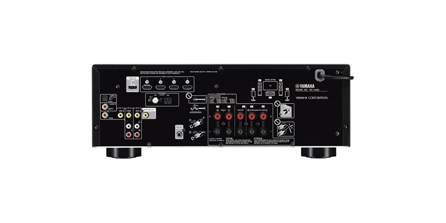 Yamaha RX-V385 5.1-Channel 4K Ultra HD AV Receiver with Bluetooth (Open ...