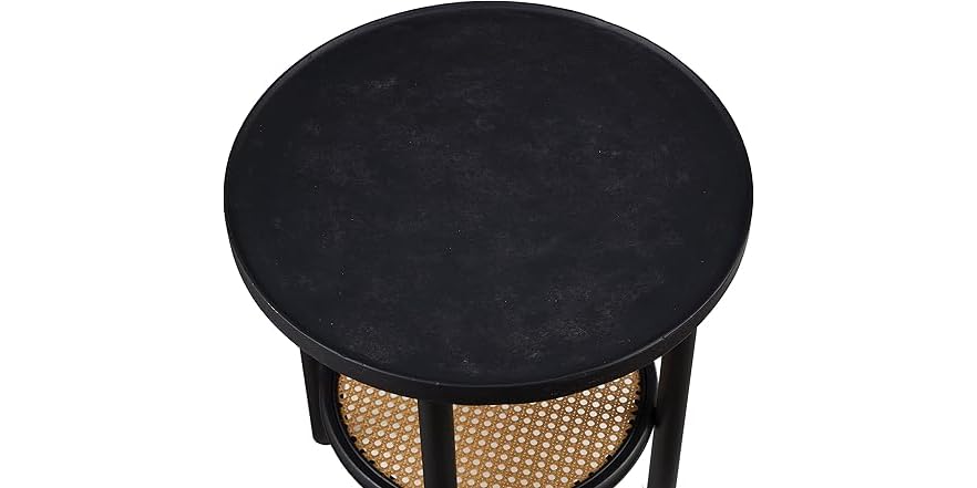 Ball & Cast Side End Table, Black