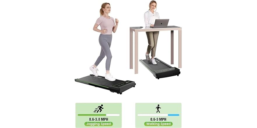 AKLUER 2.25 HP Under Desk Mini Treadmill