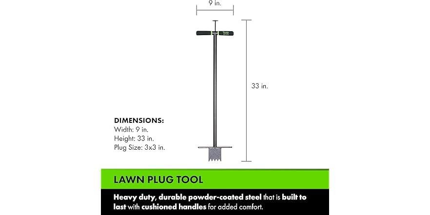 Yard Butler ISP-33 Sod Plugger