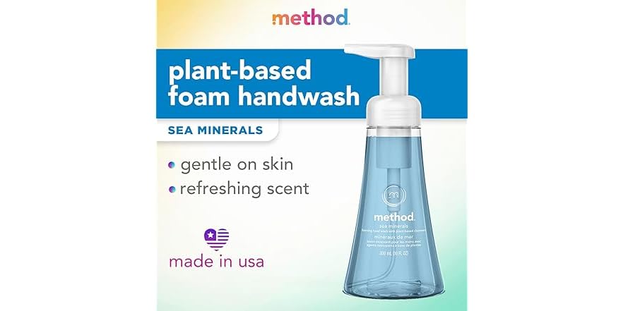 Method Foaming Hand Wash, Sea Minerals 10 Fl Oz