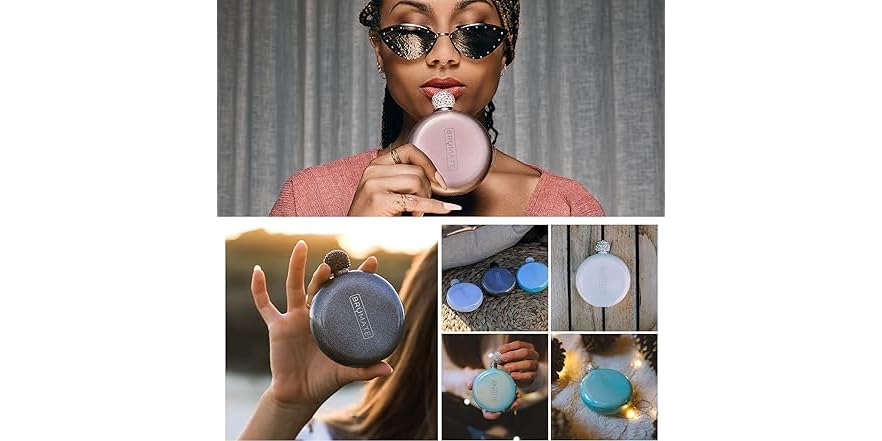 BruMate Glitter Flask 5oz