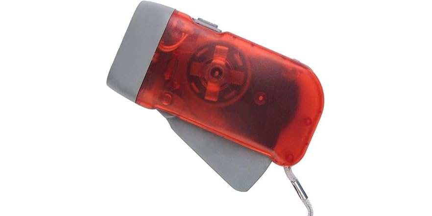 Hand Pressing Wind Up Flashlight 2 Pack