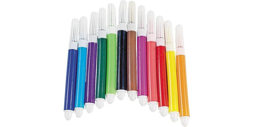 Fun Express 12 Mini Marker Sets for Kids