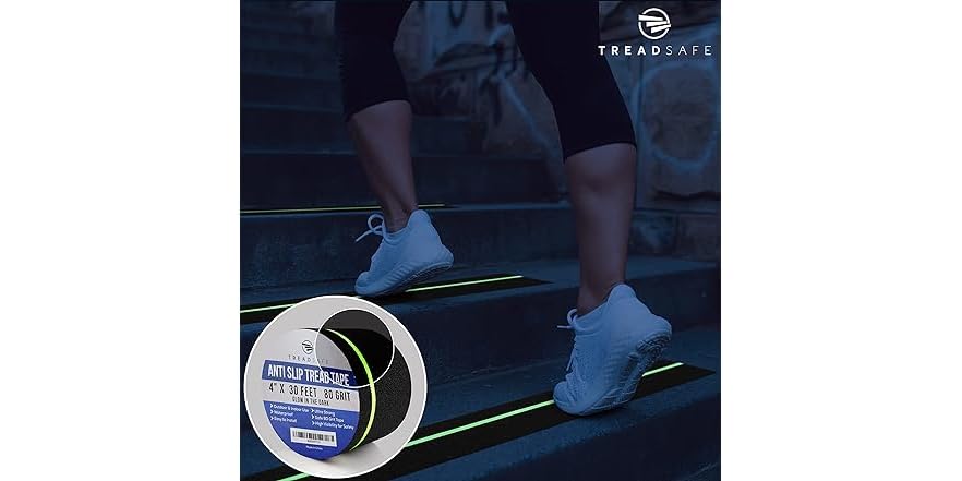 TreadSafe Glow In The Dark 2"x15ft Roll