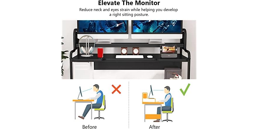 Tribesigns 55" Computer Desk