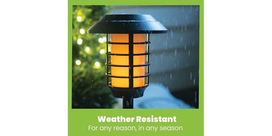 1 or 2-Pk Solar Pathway Lights (Open Box)