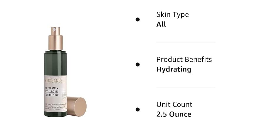Biossance Squalane+Hyaluronic Toning Mist