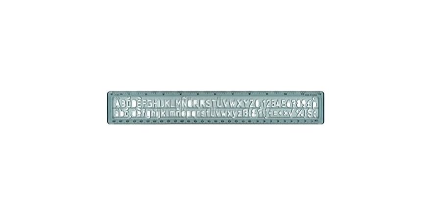 Westcott Combo Lettering Guide Ruler