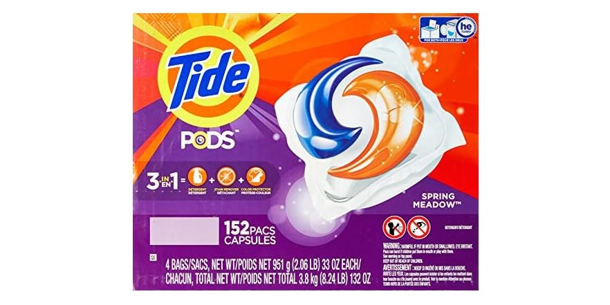 Tide Spring Meadow Pods 132 Ounce