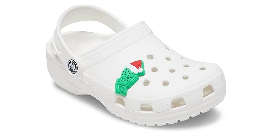 Crocs Dude with Santa Hat Shoe Charms