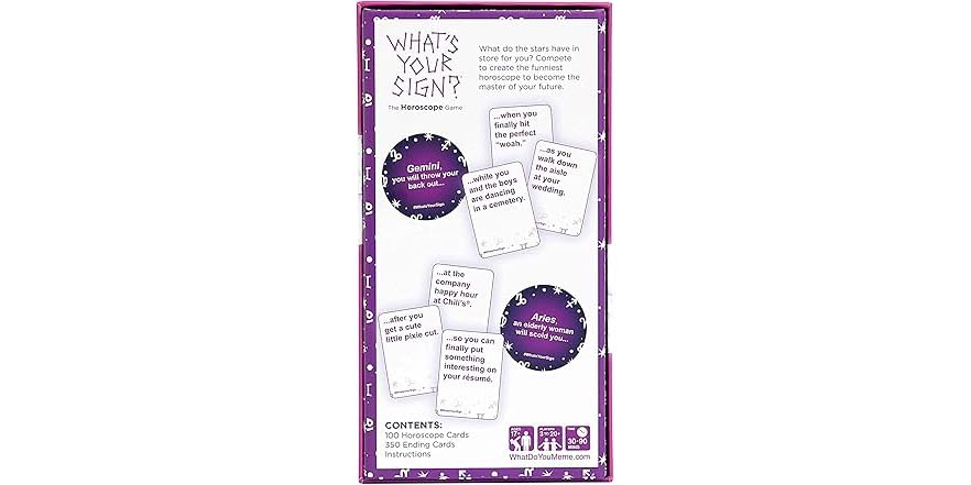 WHAT DO YOU MEME? What's Your Sign?