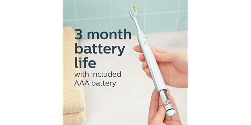 (2 Pack) Philips One by Sonicare Battery Toothbrush