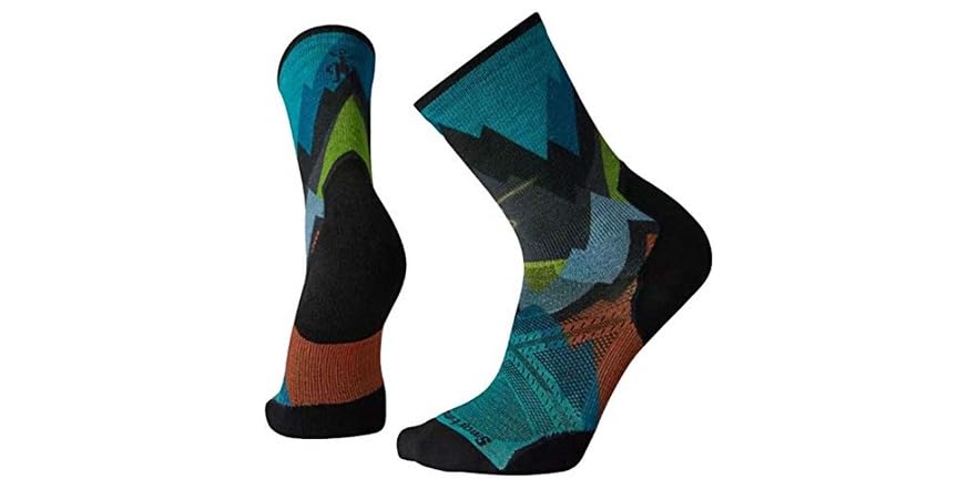 PhD Pro Endurance Print Crew, 2 Pair