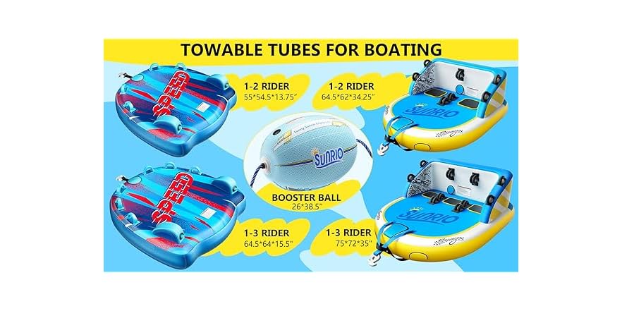 Sunrio Towable Tube Rope Performance Ball