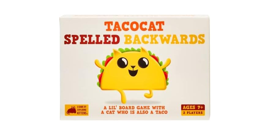 Exploding Kittens Tacocat Spelled Backwards