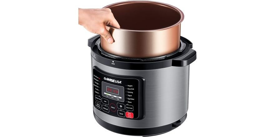 GoWISE USA 12-in-1 Electric High-Pressure Cooker