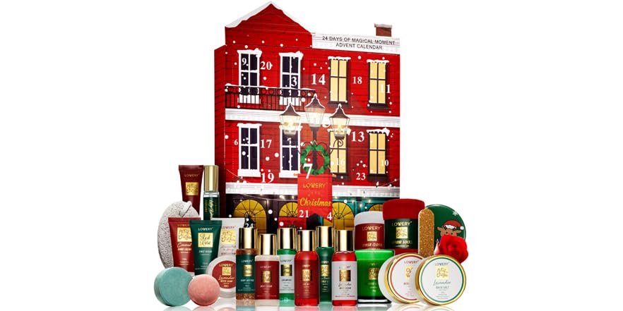 2022 Limited Edition Advent Calendar - 24pc Christmas Countdown Body ...