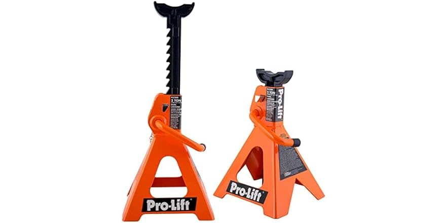 Pro-Lift Double Pin Jack Stands – Heavy Duty 2 Ton