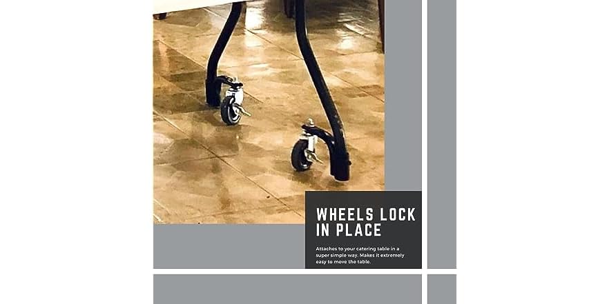 GET-A-Grip Folding Table Caster Wheels