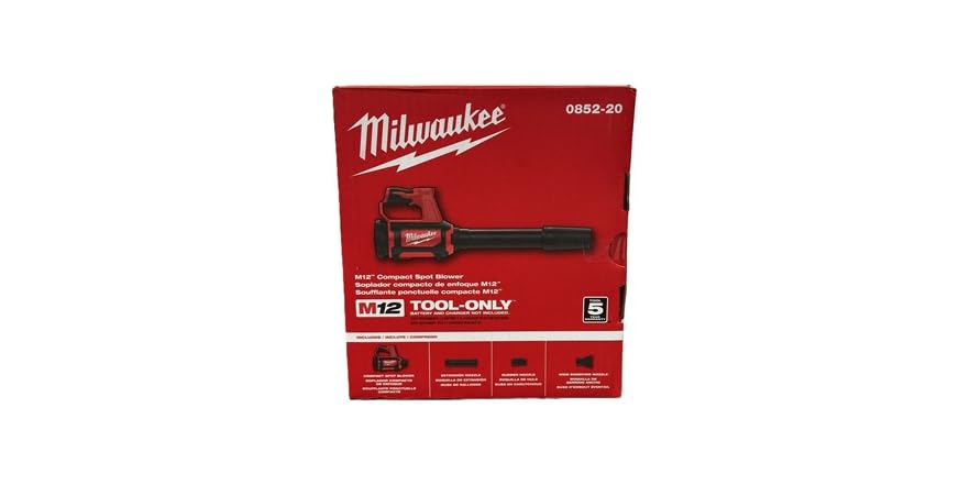 Milwaukee 0852-20 M12 Compact Spot Blower (Open Box)