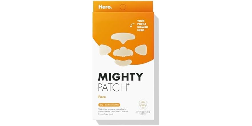 Mighty Patch Face Hero Cosmetics XL Hydrocolloid Mask 5PK