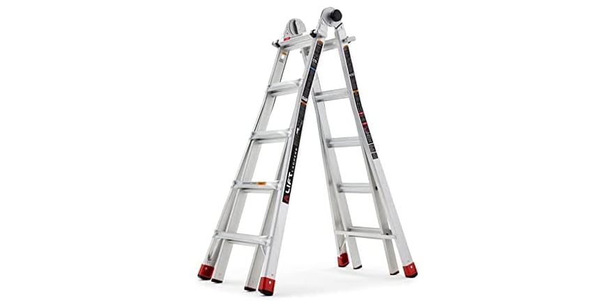 Lift Ladders 22 ft. Reach Aluminum Multi-Position Ladder