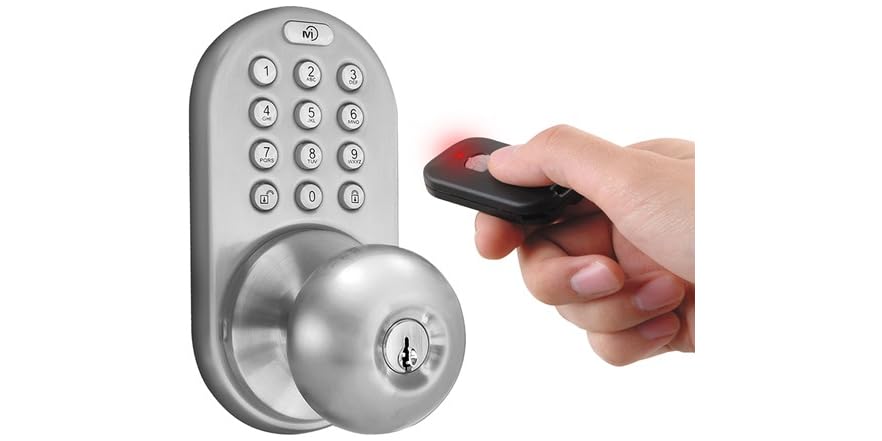 3-In-1 Remote Control & Touchpad Doorknob