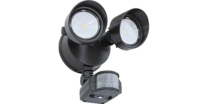 2-Head Security Floodlight w/ Photocell