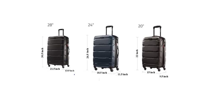 Samsonite Omni PC Luggage 3-Piece Set