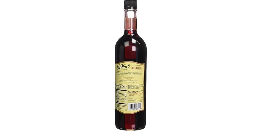 Da Vinci Gourmet Syrups Raspberry Syrup 750 ml Bottle