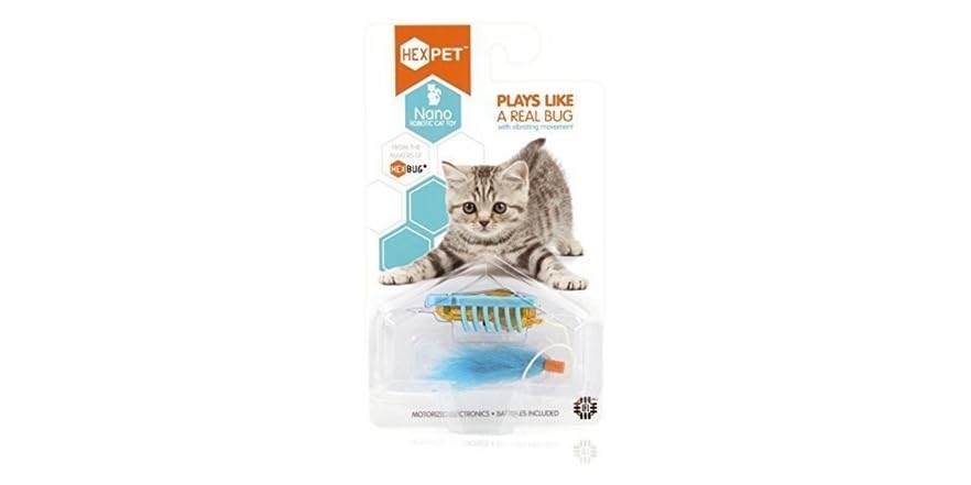 HEXBUG Nano Robotic Cat Toy - Colors May Vary
