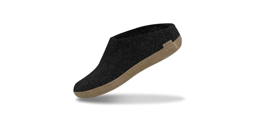 Glerups Wool Slip-On Leather Outsole (US Women's 6.5-7) (Open Box)