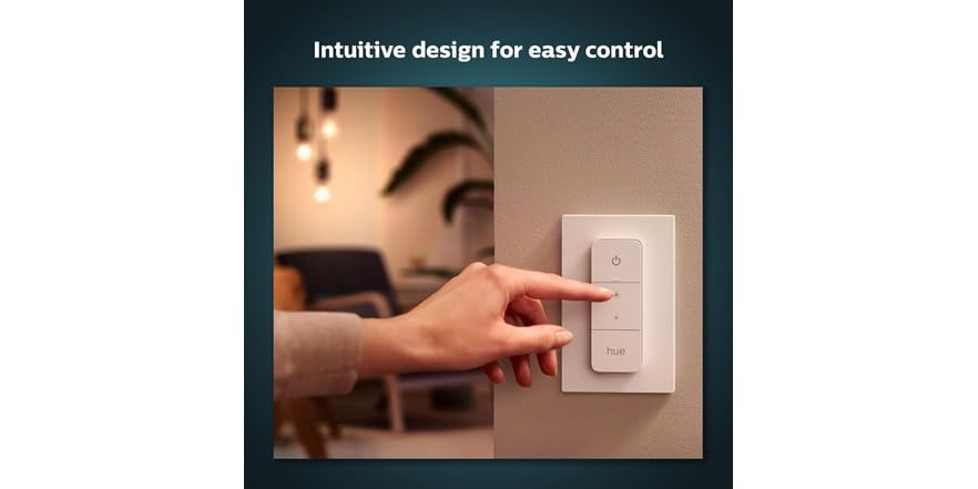 Philips Hue Smart Dimmer Switch with Remote, White