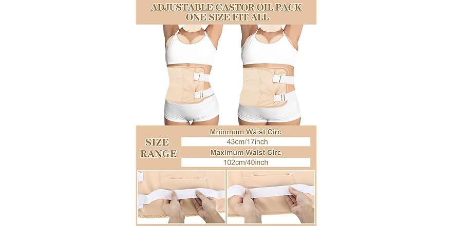 Castor Oil Body Wrap Kit Organic