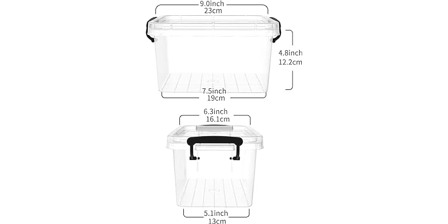 Cetomo 3.2Qt*20 Plastic Storage Bins