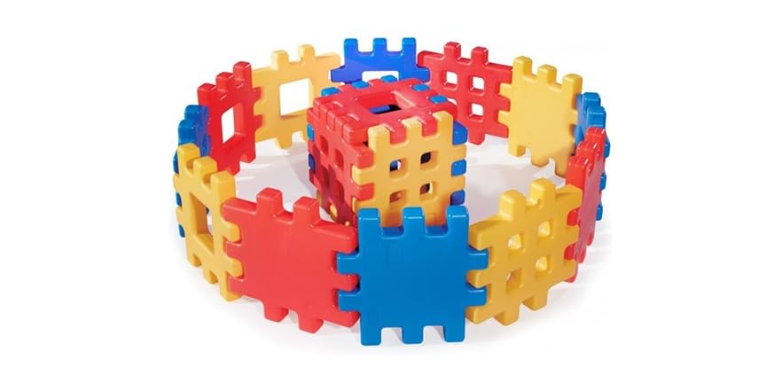 Little Tikes 18-Piece Big Waffle Block Set