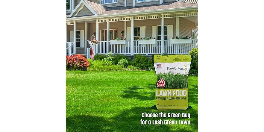 Purely Organic Lawn Food 10-0-2, 25 LB