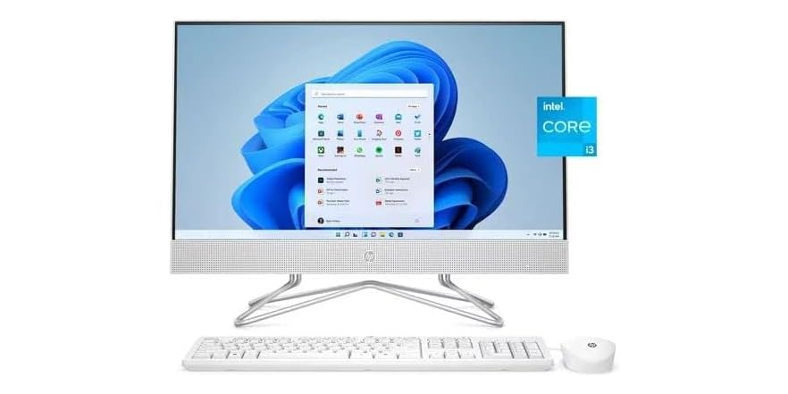 HP 24-df1023w 23.8" FHD All in One (i3, 256GB) (Open Box)