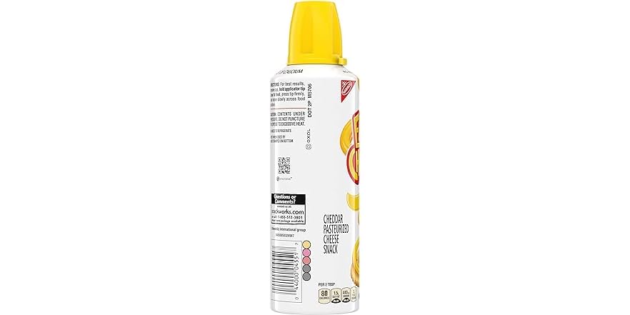 Easy Cheese Cheddar Cheese Snack, 8 oz