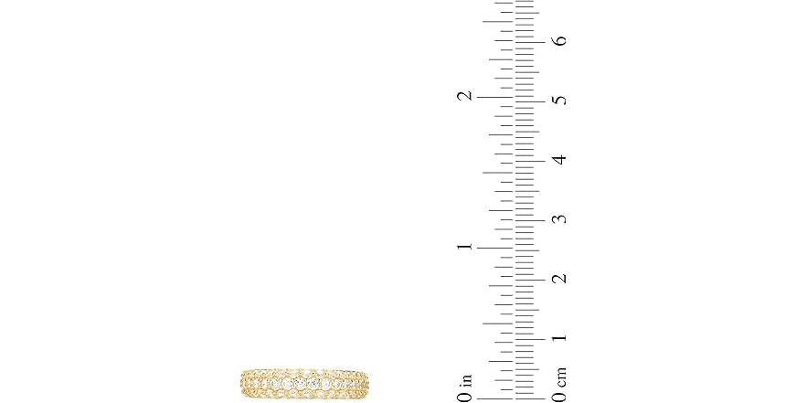 Amazon Essentials Pave Eternity Ring