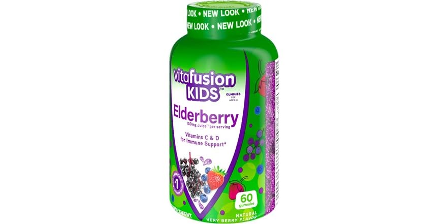 VF Kids Elderberry Gummy Vitamins 3 Pack