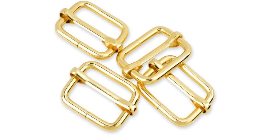 75 Pack 1" Metal Slide Buckles