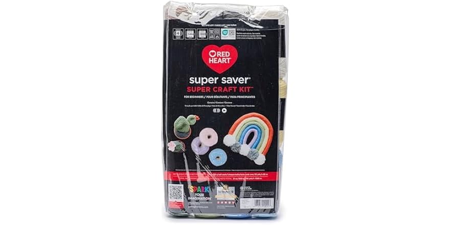 Red Heart Super Craft Kit-Pastels