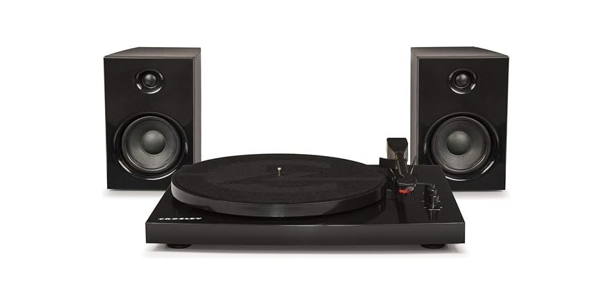 Crosley T100 2-Speed Turntable w/ BT & Speakers