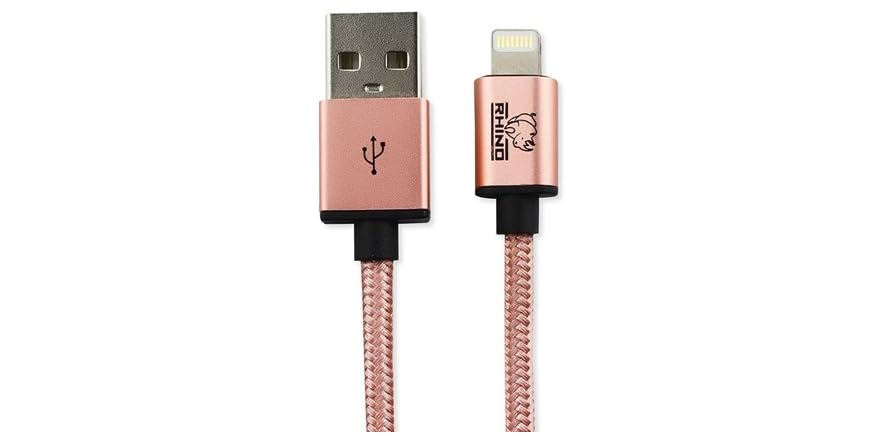 Rhino Lightning Cables: Single or 2 Pack