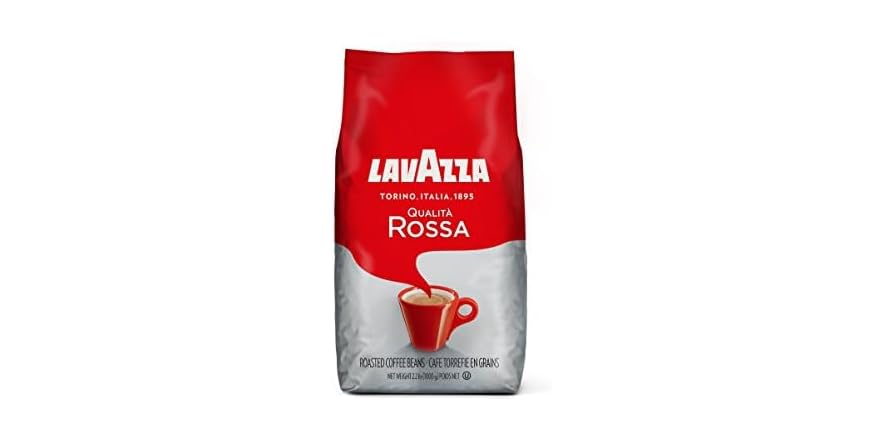 (2-Pk) Lavazza Qualita Rossa Espresso Beans, 2.2 lbs