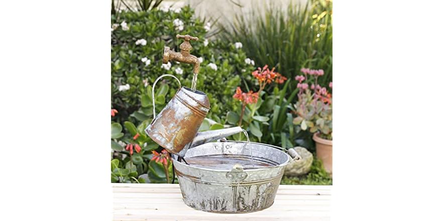 Alpine Rustic Water Fountain