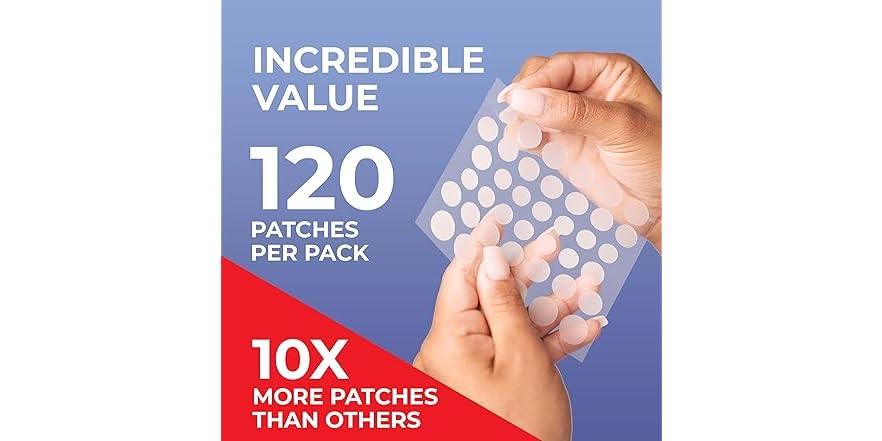 PatchRx Salicylic Pimple Patches (120 Pa